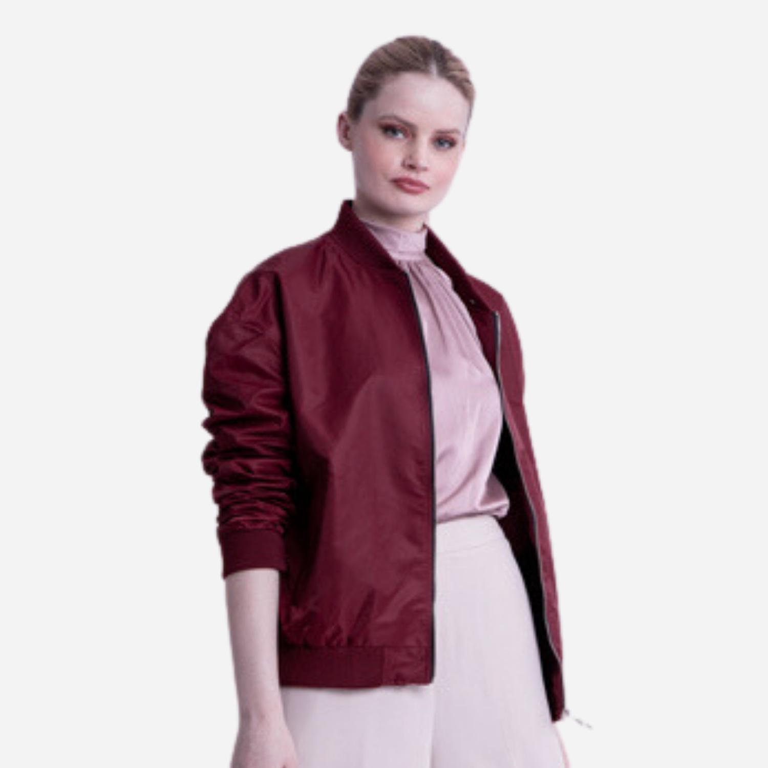 Branded Women's Bomber Jacket Maroon – Surplus-catalog