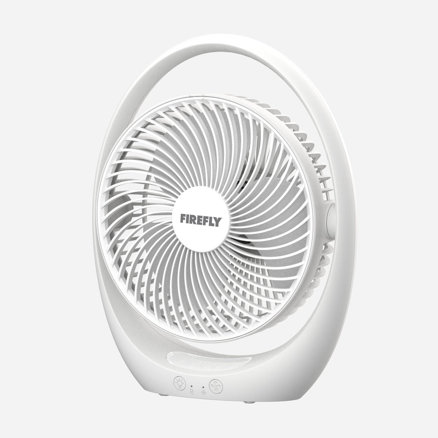 Firefly 7" Rechargeable Fan with Night Light – Surplus-catalog